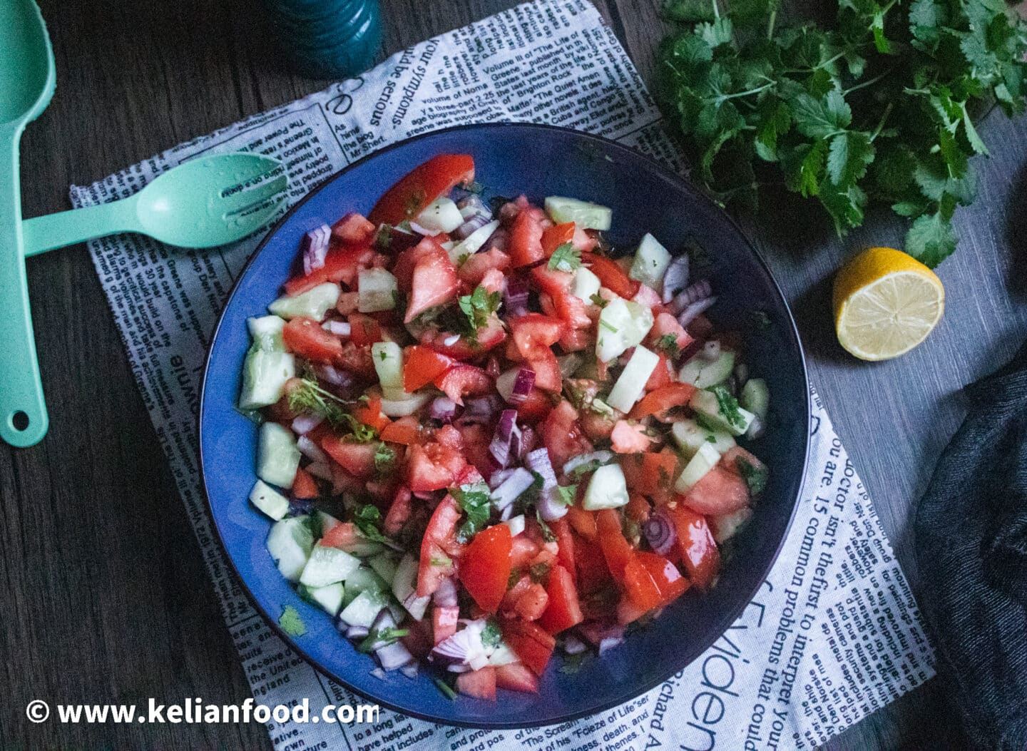 Salade Africaine : Kachumbari, salade simple & légère | Kelianfood