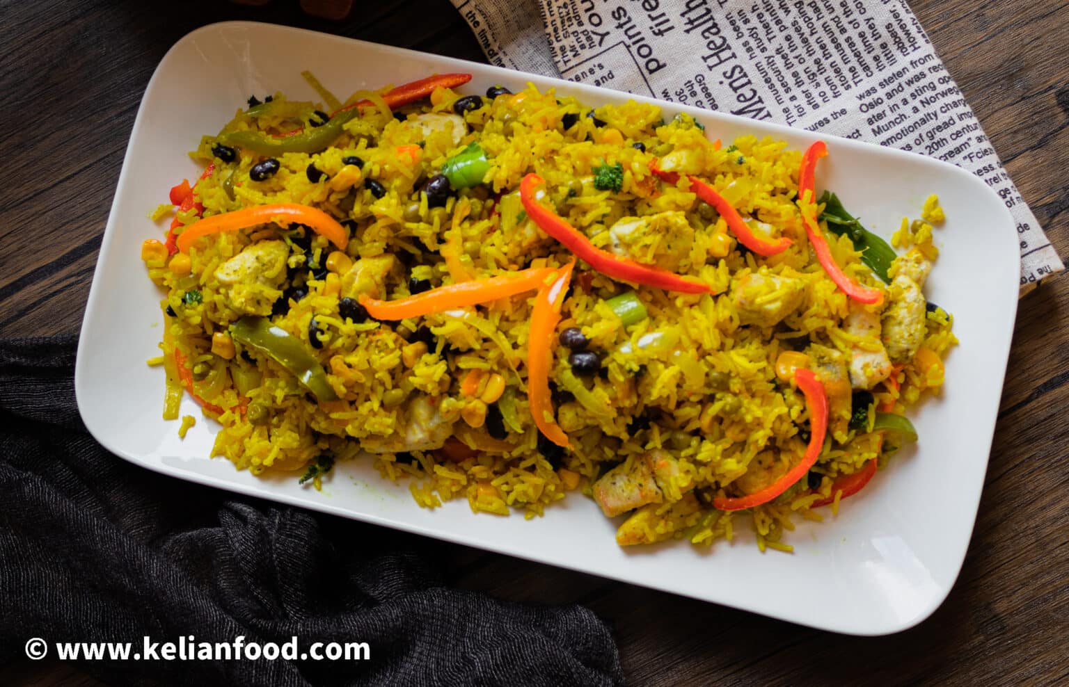 Meilleure recette Riz frit au poulet | Nigerian Fried rice | Kelianfood