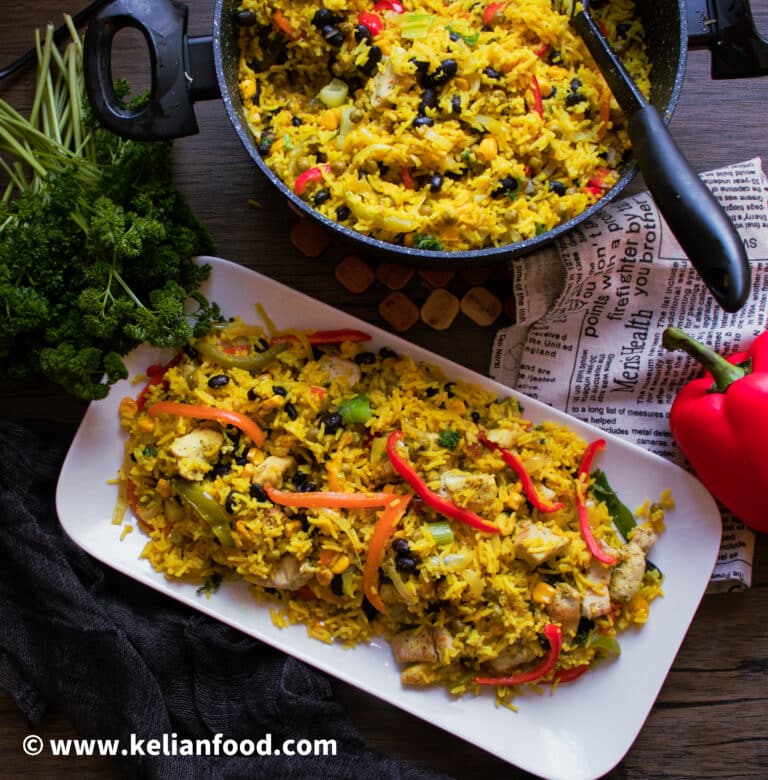 Meilleure recette Riz frit au poulet | Nigerian Fried rice | Kelianfood