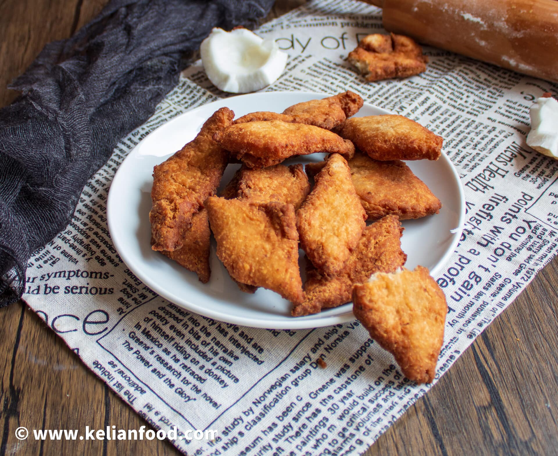 Biscuit à la noix de coco | Coconut poloo du Ghana | Kelianfood