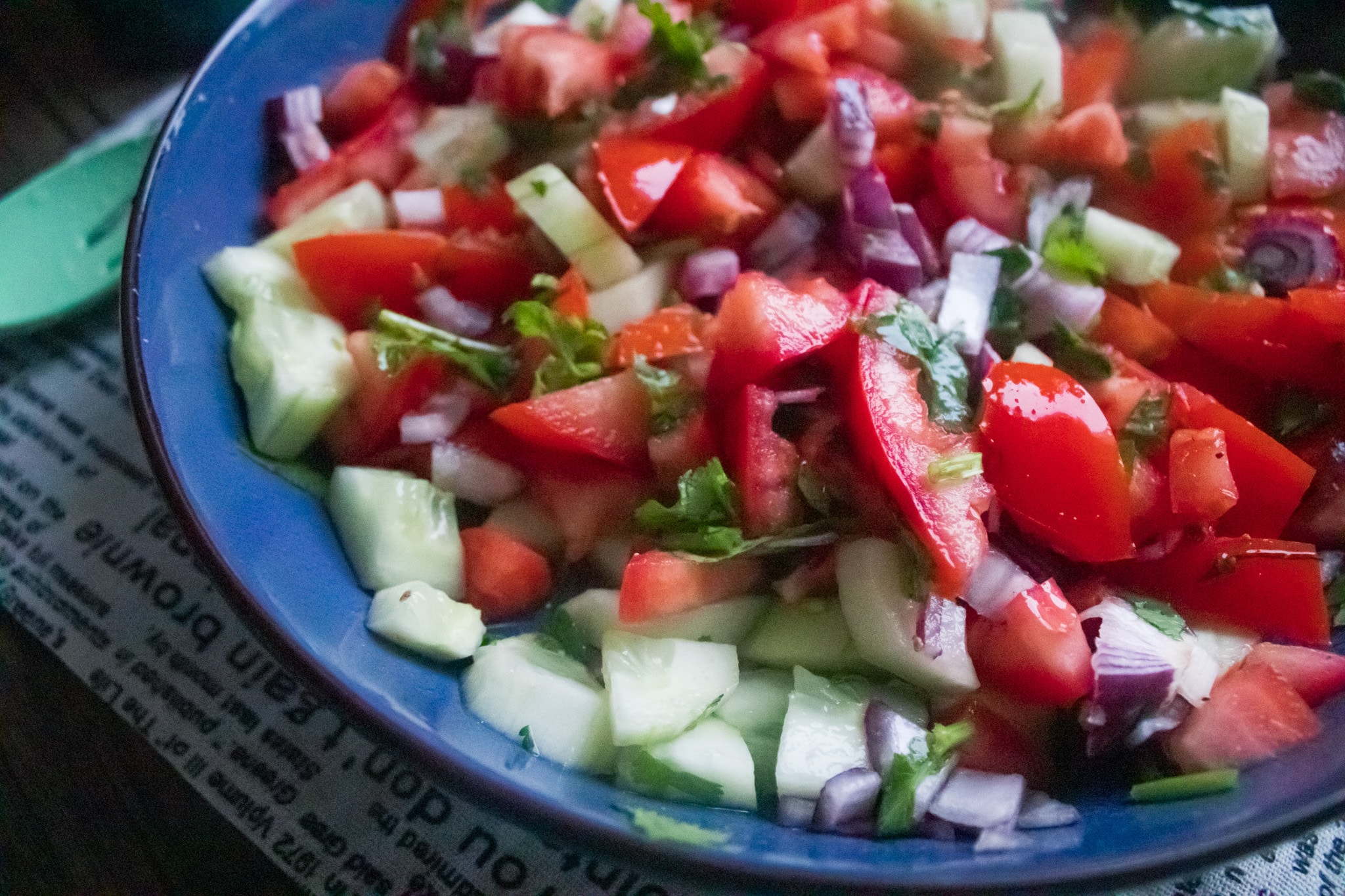 Salade Africaine : Kachumbari, salade simple & légère | Kelianfood