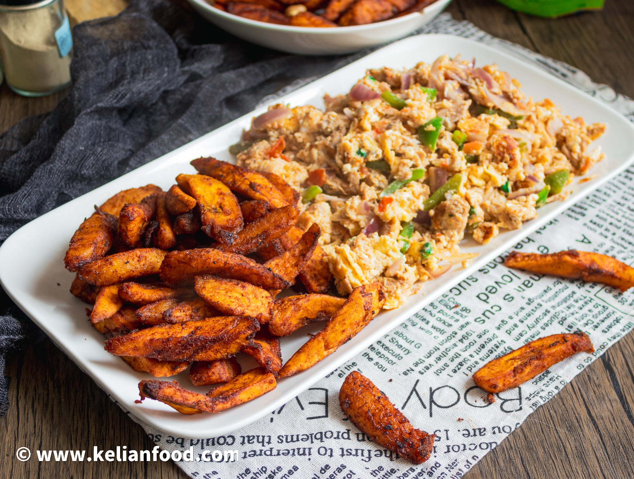 Alloco épicé : Kelewele du Ghana! | Kelianfood