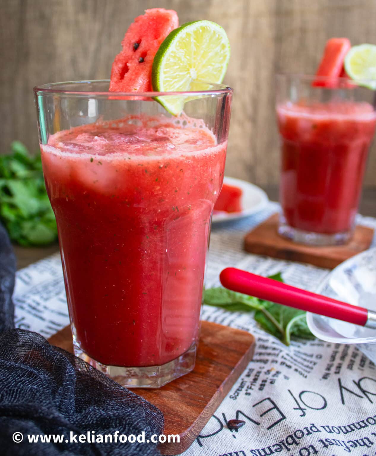 Jus de pasteque facile avec juste 3 ingredients! | Kelianfood