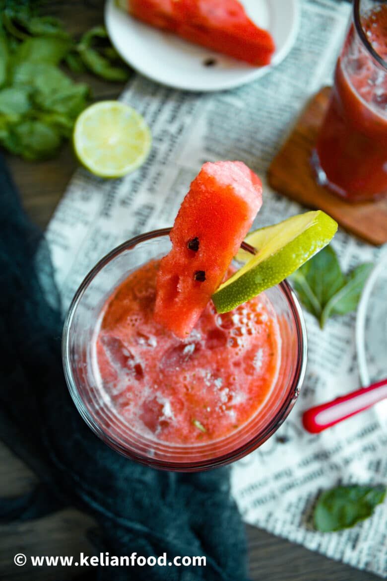 Jus de pasteque facile avec juste 3 ingredients! | Kelianfood