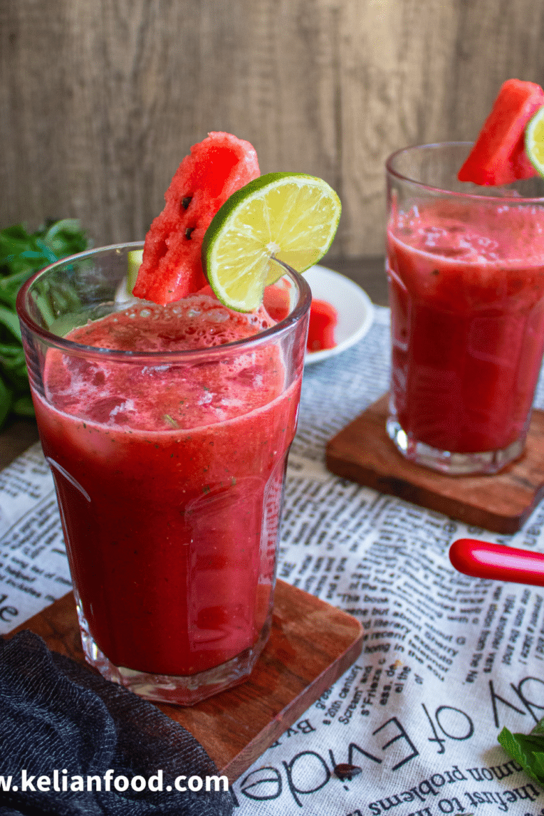 Jus de pasteque facile avec juste 3 ingredients! | Kelianfood