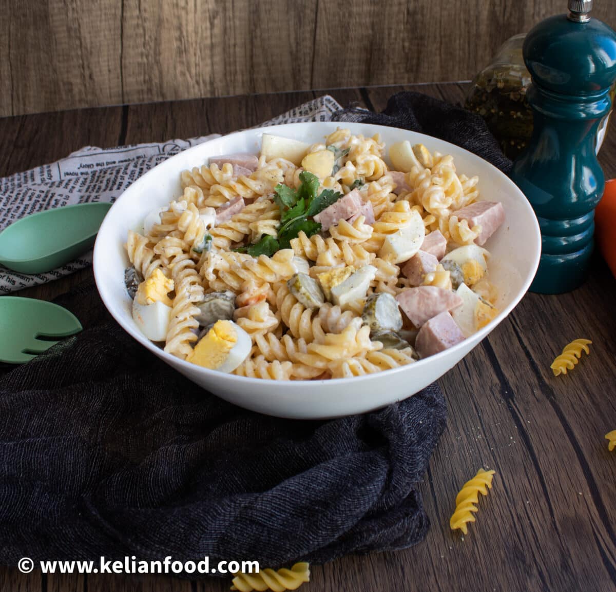 Salade de pâtes originale avec mayo - facile & rapide! | Kelianfood