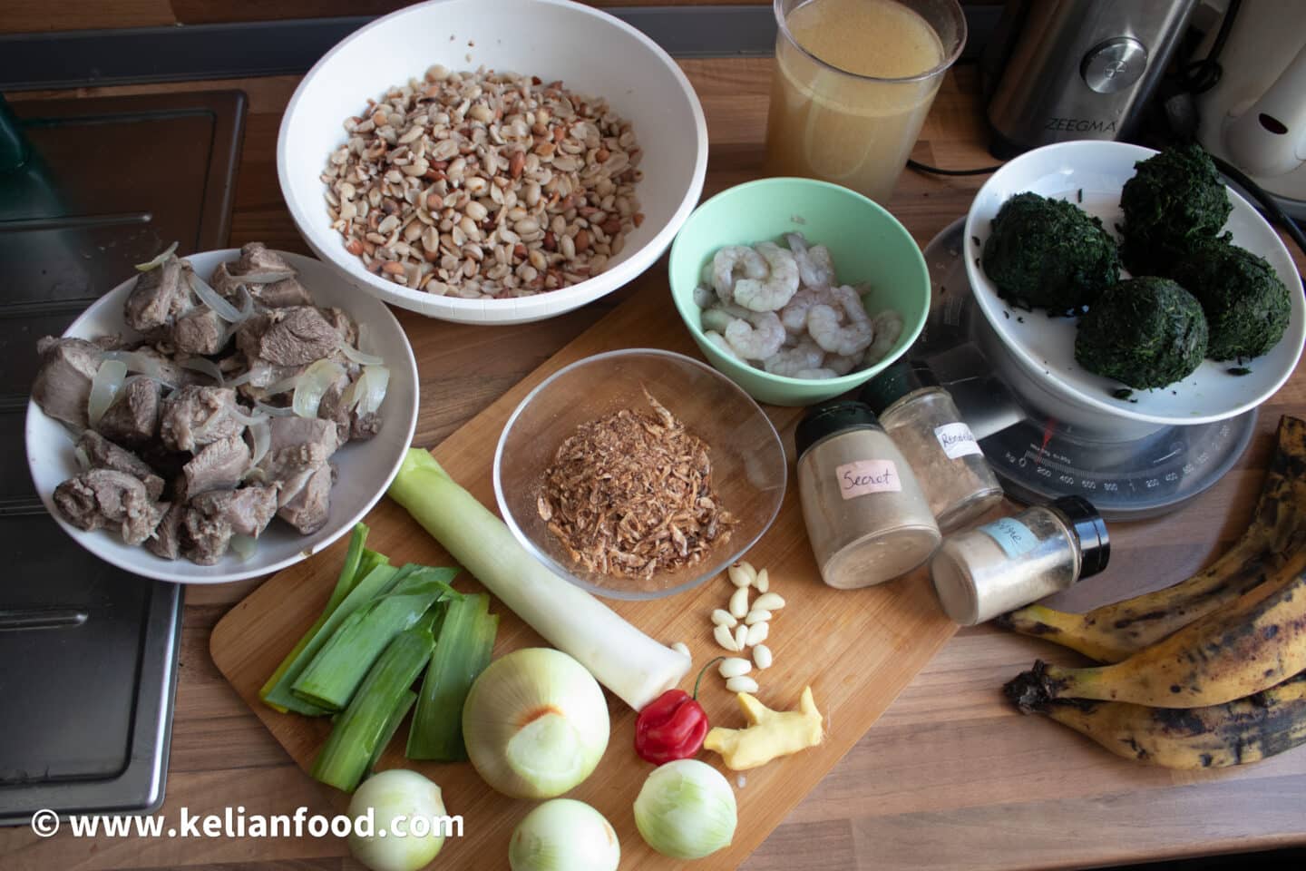 Ndolé avec viande et crevettes! La meilleure recette | Kelianfood