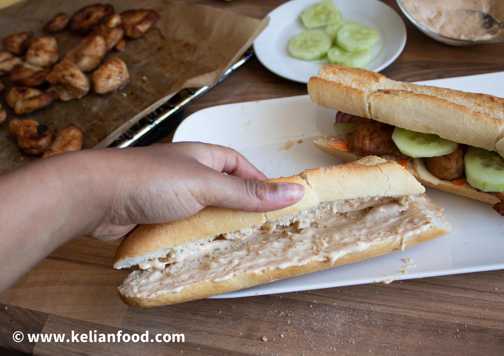 La meilleure recette sandwich au poulet grillé! | Kelianfood