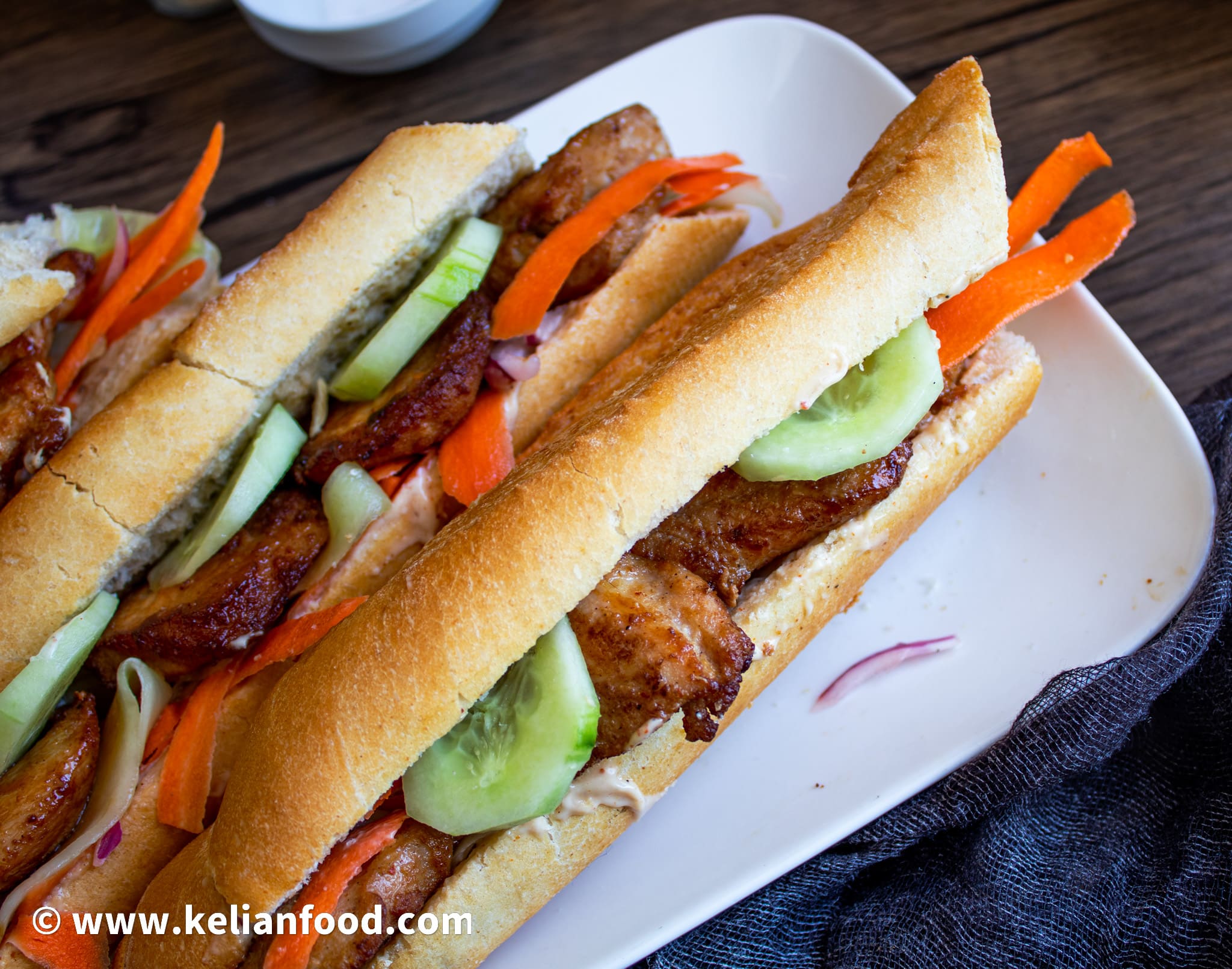 La meilleure recette sandwich au poulet grillé! | Kelianfood