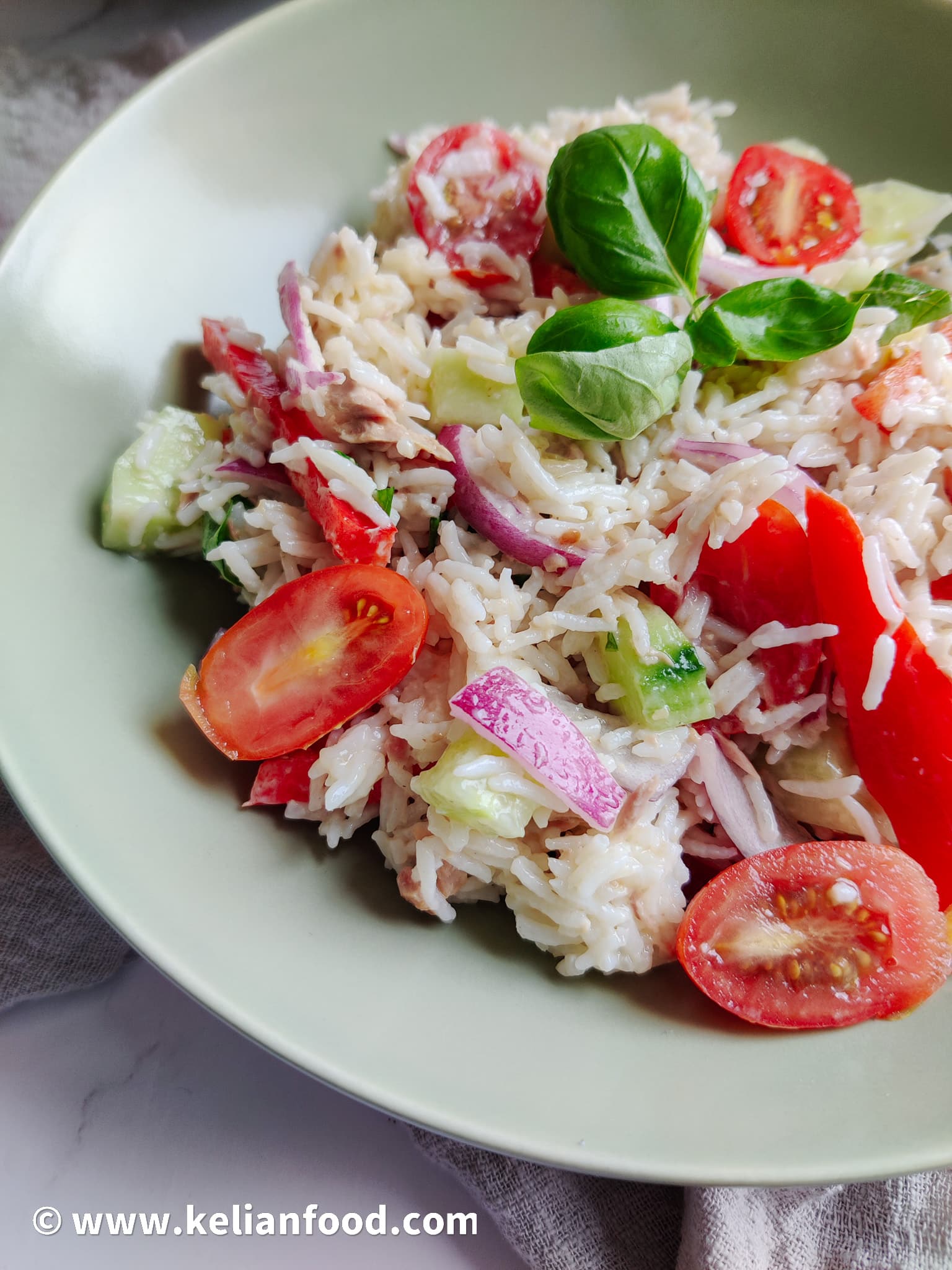 Salade de riz au thon : facile et rapide! | Kelianfood