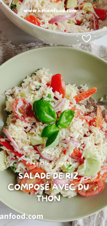 Salade de riz au thon : facile et rapide! | Kelianfood
