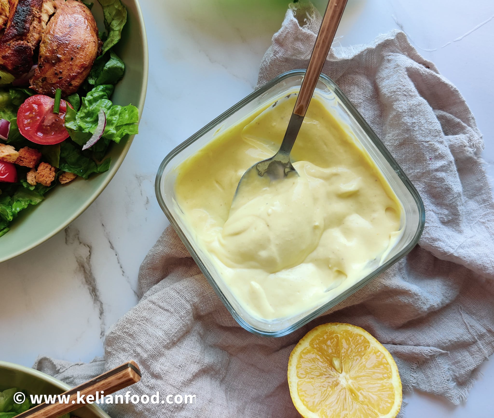 La meilleure recette salade césar poulet facile & Rapide! | Kelianfood