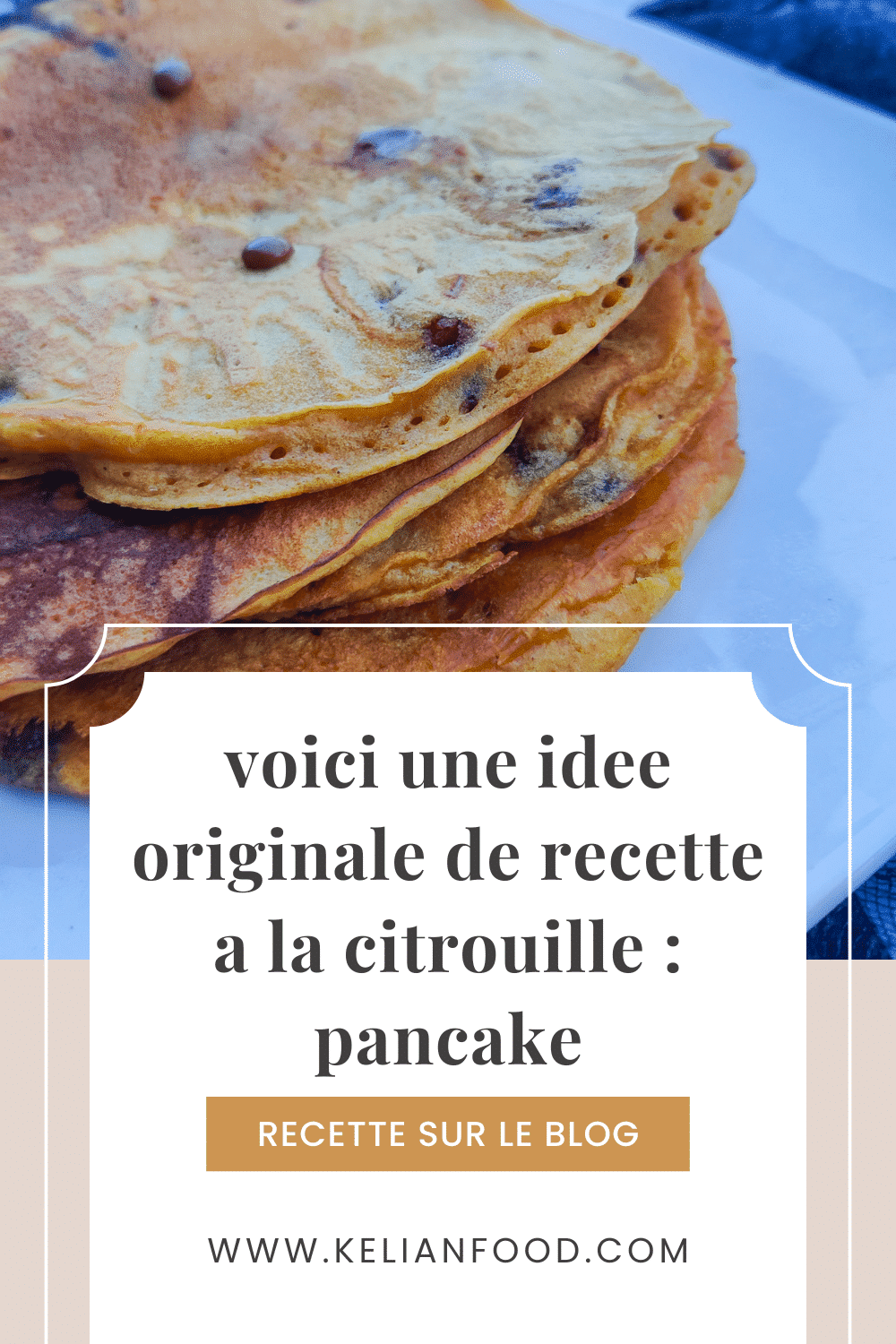 Voici une idee de recette à la citrouille: Pancake facile et rapide ...